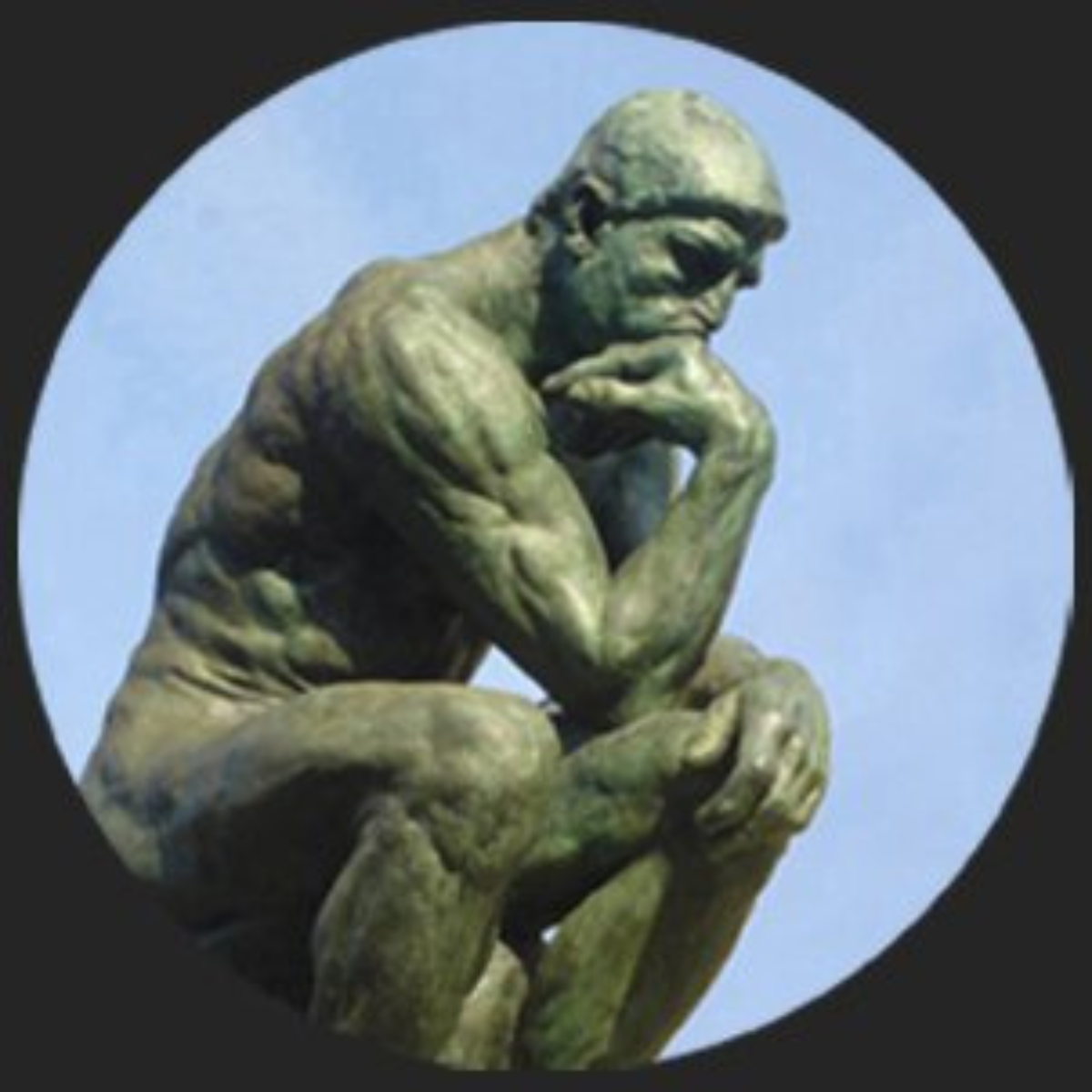 Thinker Statue Png Thinker Statue Man Thinking On Rock By Rodin 14H